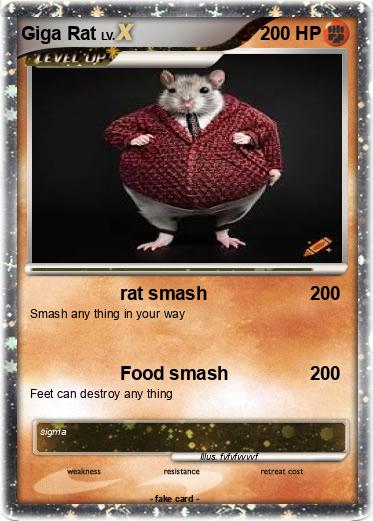 Pokémon Giga Rat 3 3 - rat smash - My Pokemon Card