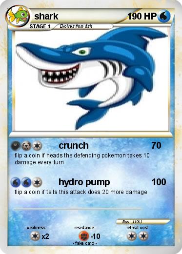 Pokémon shark 349 349 - crunch - My Pokemon Card