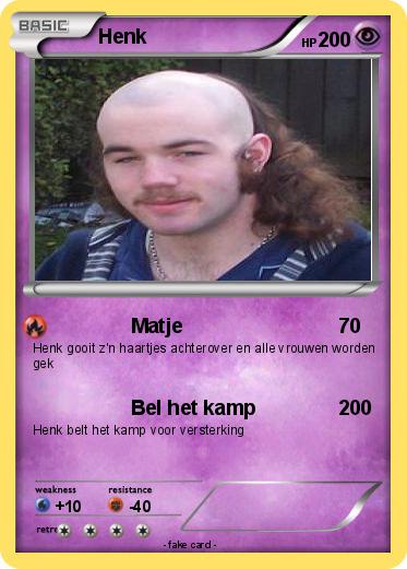 Pokémon Henk 124 124 - Matje - My Pokemon Card