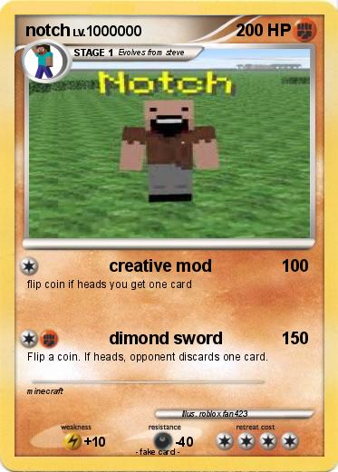 Pokémon notch 101 101 - creative mod - My Pokemon Card