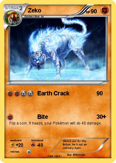 Pokémon Zeko 4 4 - Earth Crack - My Pokemon Card
