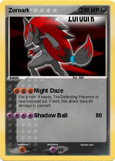 Pokémon Zoroark 907 907 - Night Daze - My Pokemon Card