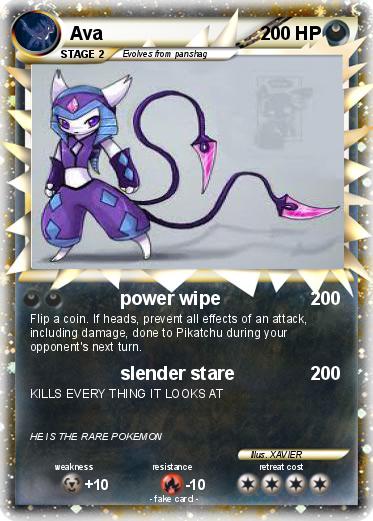 Pokémon Ava 56 56 - power wipe - My Pokemon Card