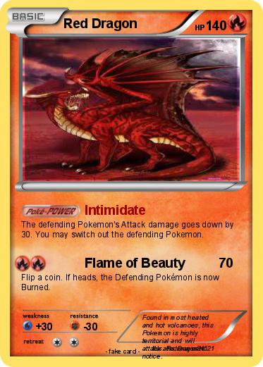 Pokémon Red Dragon 139 139 - Intimidate - My Pokemon Card