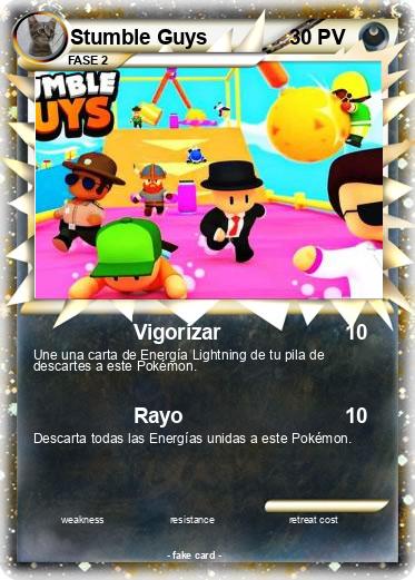 Pokémon Stumble Guys 1 1 - Vigorizar - Mi carta pokémon