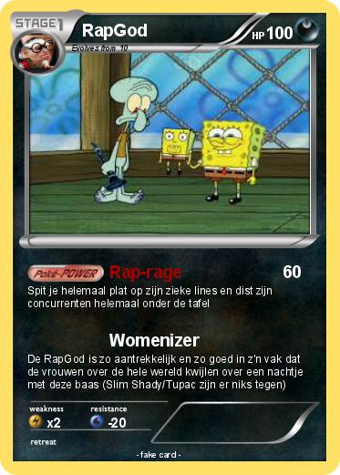 Pokémon RapGod - Rap-rage - My Pokemon Card