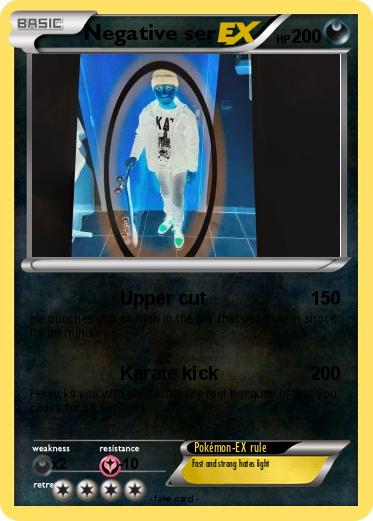 Pokémon Negative ser - Upper cut - My Pokemon Card