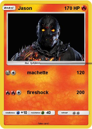 Pokémon Jason 1670 1670 - machette - My Pokemon Card