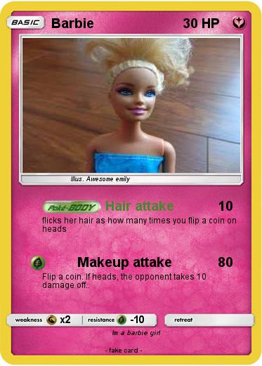 Pokémon Barbie 406 406 - Hair attake - My Pokemon Card