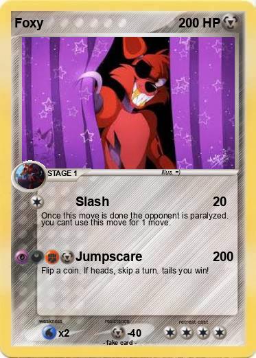 Pokémon Foxy 2621 2621 - Slash - My Pokemon Card