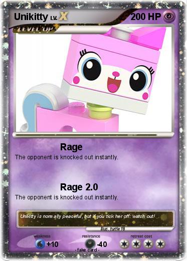 Pokémon Unikitty 27 27 - Rage - My Pokemon Card