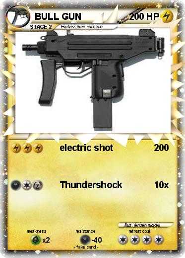 Pokémon BULL GUN 1 1 - electric shot - My Pokemon Card