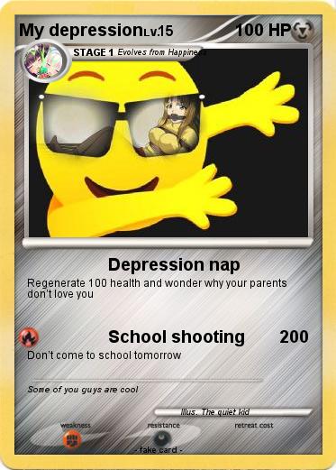 Pokémon My depression 1 1 - Depression nap - My Pokemon Card