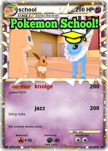 Pokémon school 161 161 - knolge - My Pokemon Card