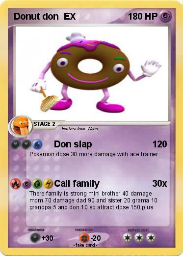 Pokémon Donut don EX - Don slap - My Pokemon Card