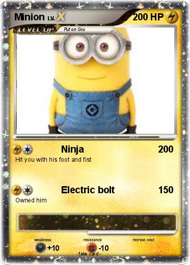 Pokémon Minion 220 220 - Ninja - My Pokemon Card