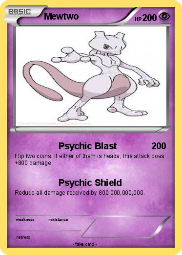 Pokémon Mewtwo 6056 6056 - Psychic Blast - My Pokemon Card