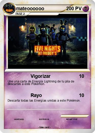 Pokémon mateoooooo - Vigorizar - Mi carta pokémon