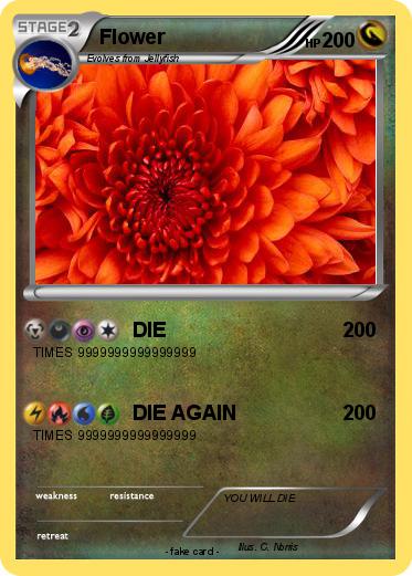 Pokémon Flower 391 391 - DIE - My Pokemon Card