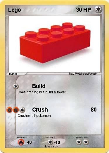 Pokémon Lego 935 935 - Build - My Pokemon Card