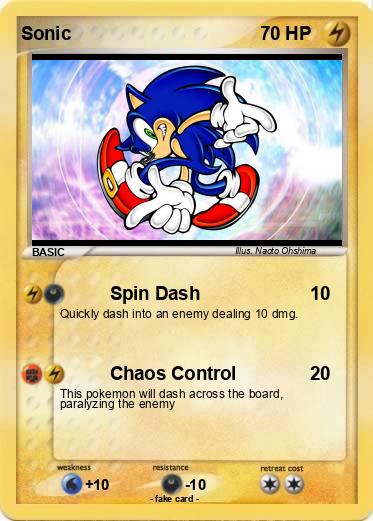 Pokémon Sonic 12724 12724 - Spin Dash - My Pokemon Card