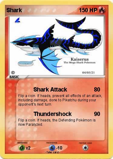 Pokémon Shark 769 769 - Shark Attack - My Pokemon Card