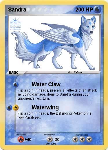 Pokémon Sandra 22 22 - Water Claw - My Pokemon Card