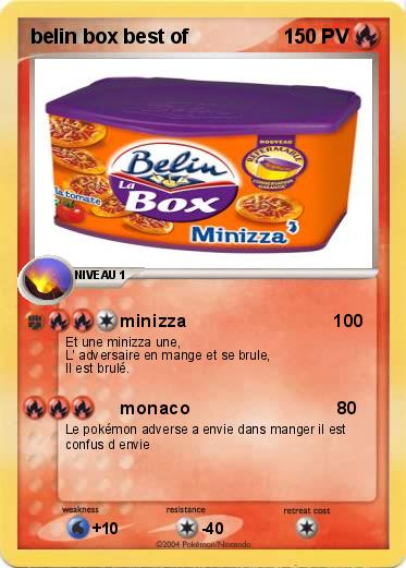 Pokémon belin box best of - minizza 100 - Ma carte Pokémon