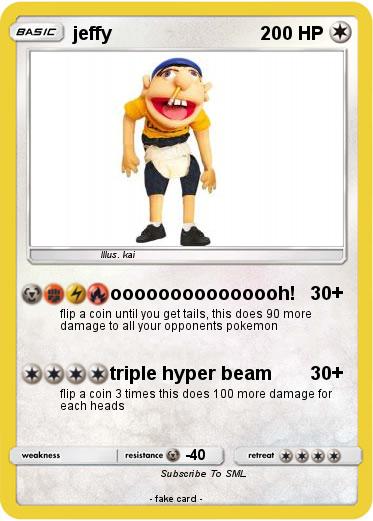 Pokémon jeffy 631 631 - ooooooooooooooh! - My Pokemon Card
