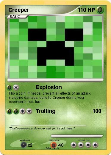 Pokémon Creeper 855 855 - Explosion - My Pokemon Card