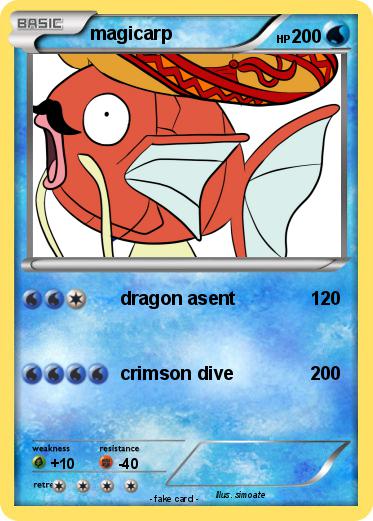 Pokémon magicarp 190 190 - dragon asent - My Pokemon Card