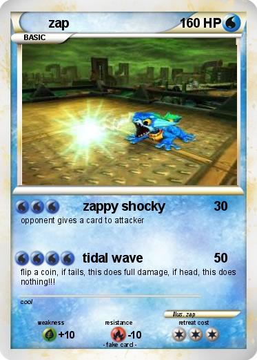 Pokémon zap 224 224 - zappy shocky - My Pokemon Card