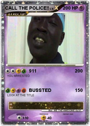 Pokémon CALL THE POLICE - 911 - My Pokemon Card