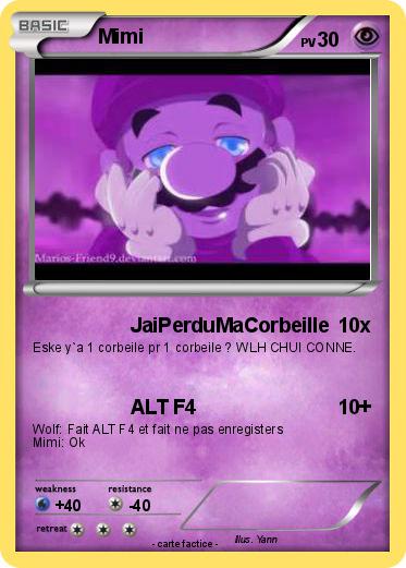 Pokémon Mimi 774 774 - JaiPerduMaCorbeille - Ma carte Pokémon