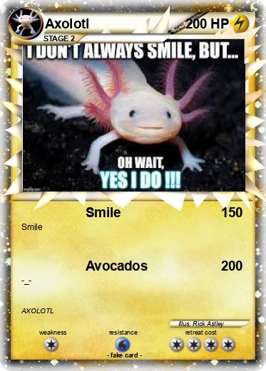 Pokémon Axolotl 340 340 - Smile - My Pokemon Card