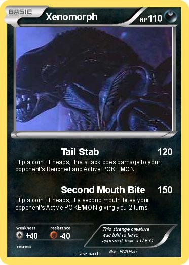 Pokémon Xenomorph 213 213 - Tail Stab - My Pokemon Card