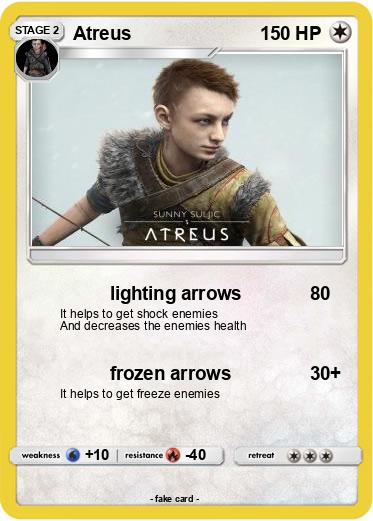 Pokémon Atreus 2 2 - lighting arrows - My Pokemon Card