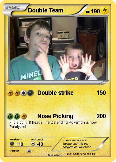 Pokémon Double Team 25 25 - Double strike - My Pokemon Card