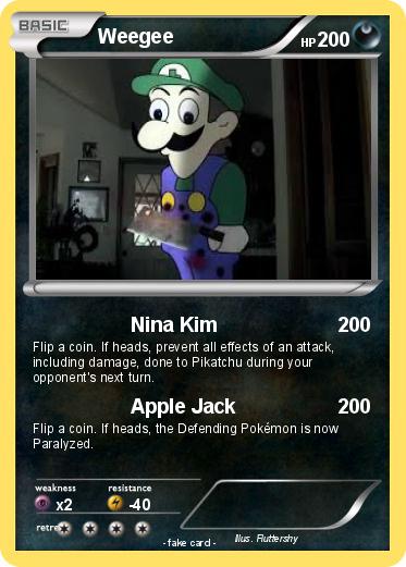 Pokémon Weegee 1297 1297 - Nina Kim - My Pokemon Card