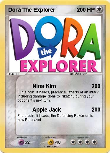 Pokémon Dora The Explorer 38 38 - Nina Kim - My Pokemon Card