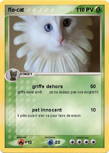 Pokémon flo cat - griffe dehors - Ma carte Pokémon