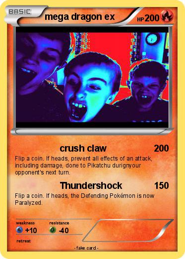 Pokémon mega dragon ex 4 4 - crush claw - My Pokemon Card