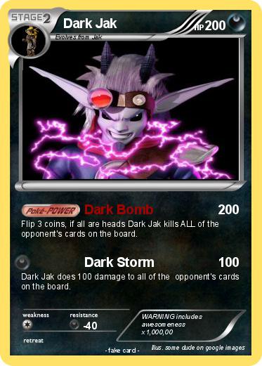 Pokémon Dark Jak 73 73 - Dark Bomb - My Pokemon Card