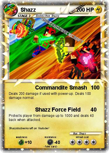 Pokémon Shazz - Commandite Smash - My Pokemon Card