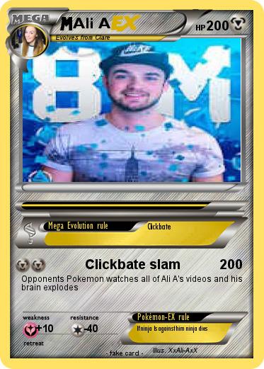 Pokémon Ali A 65 65 - Clickbate slam - My Pokemon Card