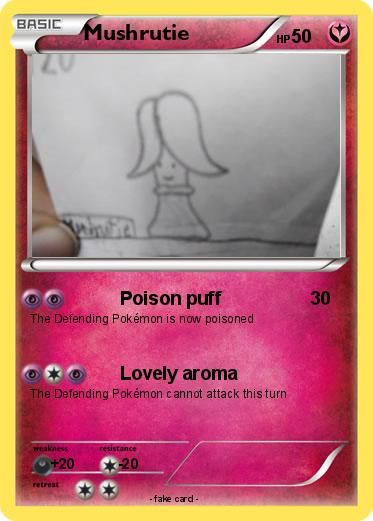 Pokémon Mushrutie - Poison puff - My Pokemon Card