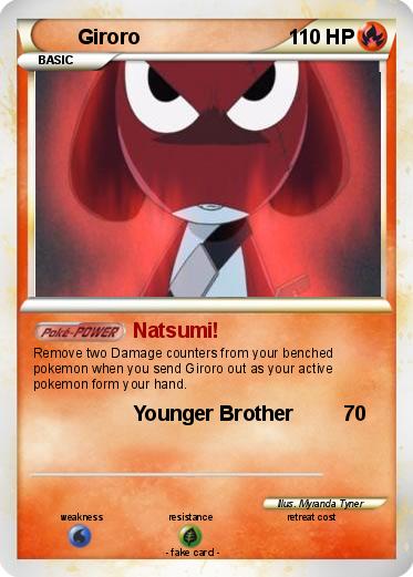 Pokémon Giroro 18 18 - Natsumi! - My Pokemon Card