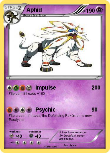 Pokémon Aphid - Impulse - My Pokemon Card