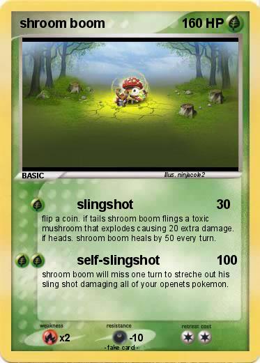 Pokémon shroom boom 11 11 - slingshot - My Pokemon Card