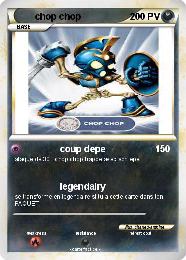 Pokémon chop chop 245 245 - coup depe - Ma carte Pokémon
